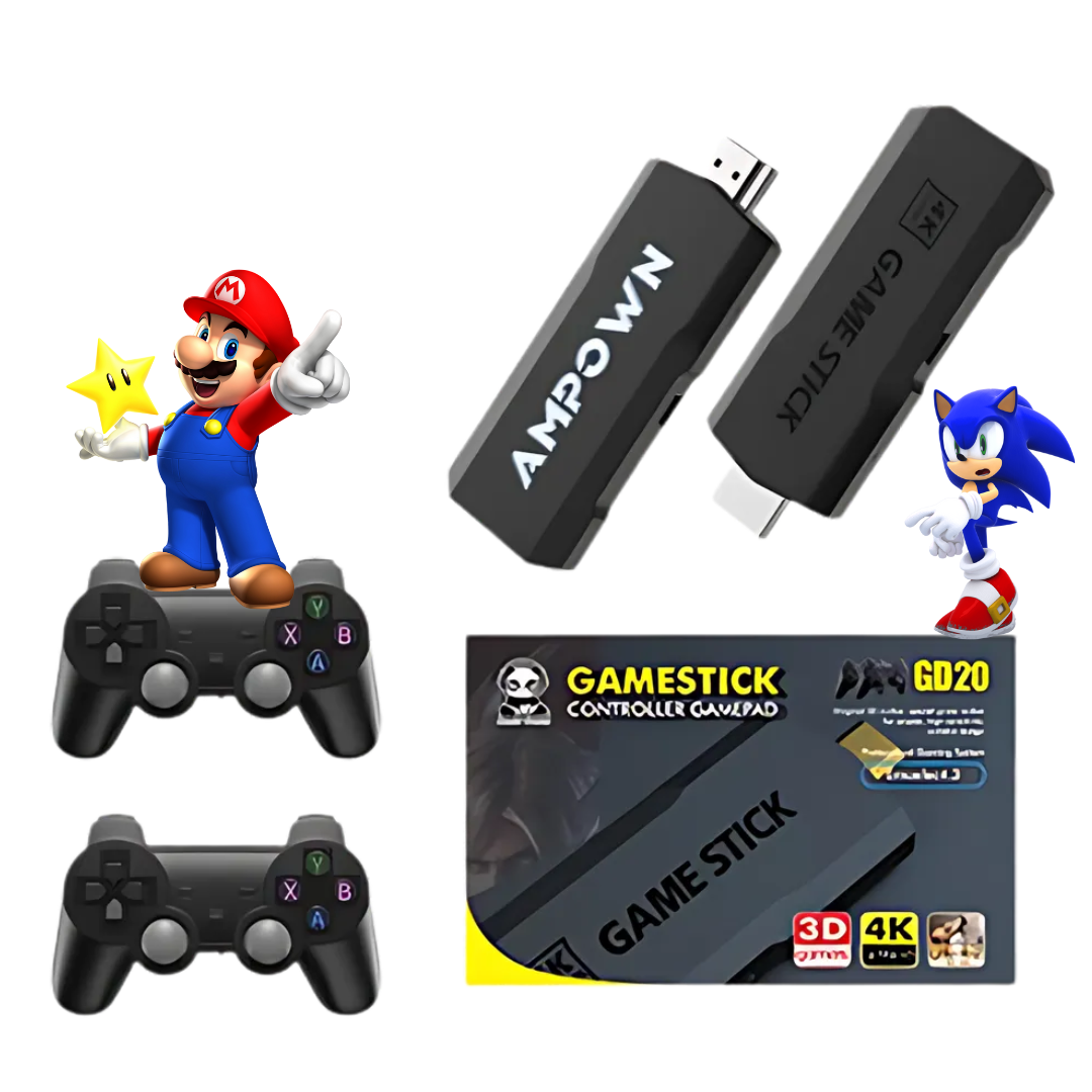 Game Stick GD20 4K 64G/128G/256G | Reviva a Nostalgia | Frete Grátis